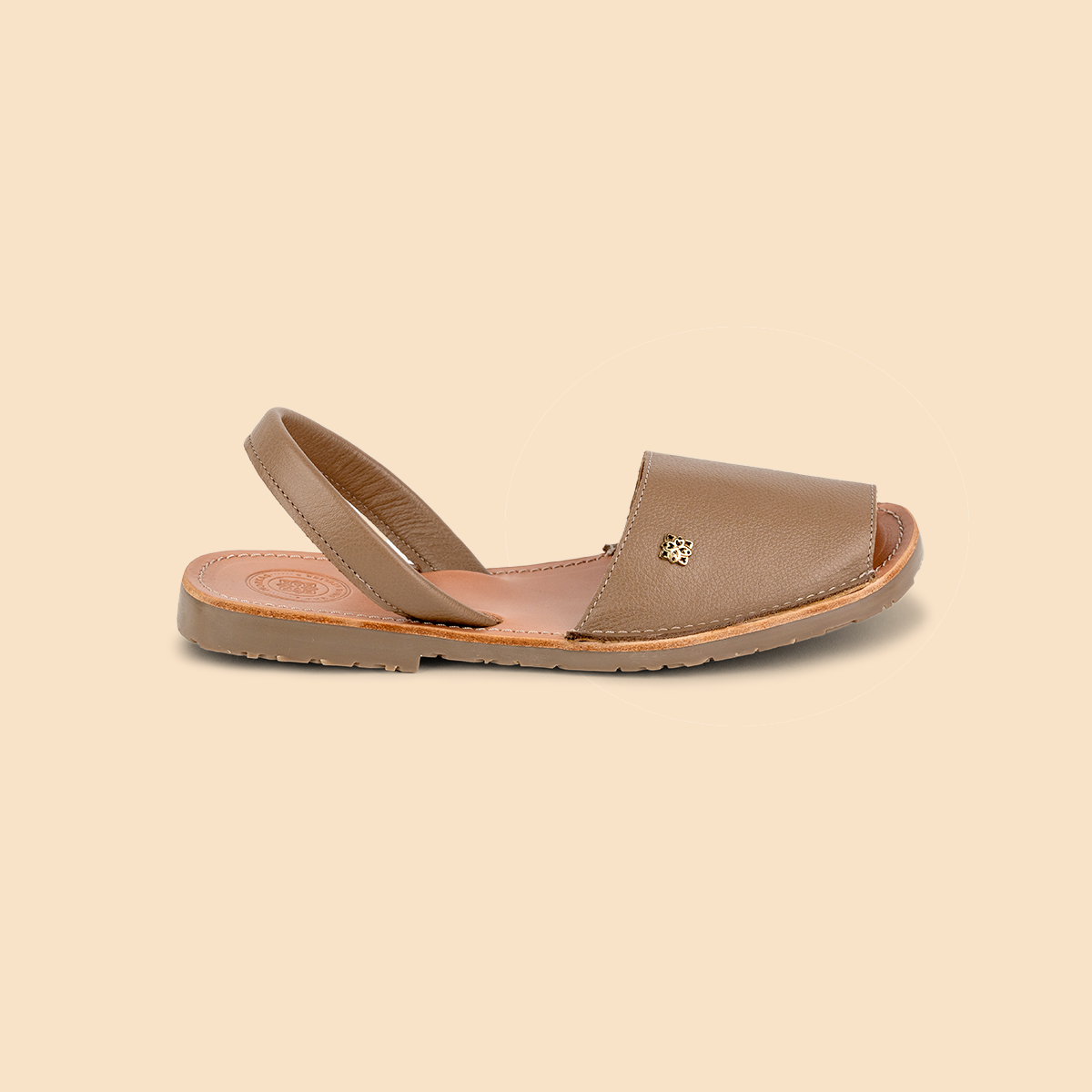 Sandalia de Piel / Andrea Marron
